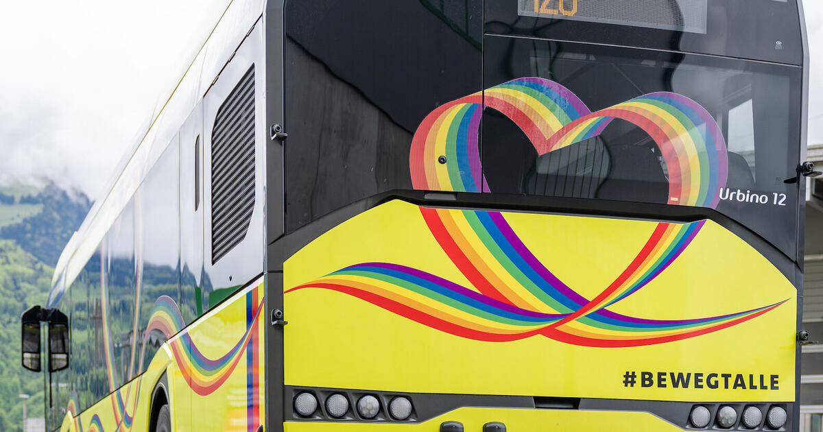 Liemobil zeigt sich LGBTQIA-freundlich: Ab heute fährt der «Pride-Bus ...