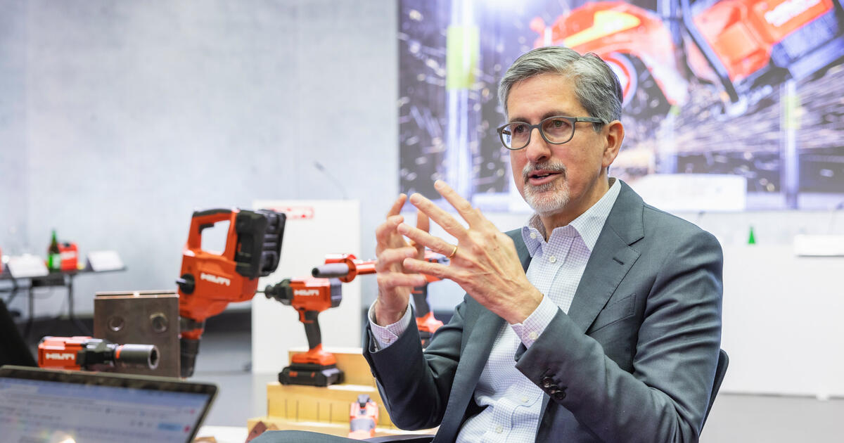 Hilti-CEO: «Es ist keine Wahl, sondern ein Muss, in den Bereich ...