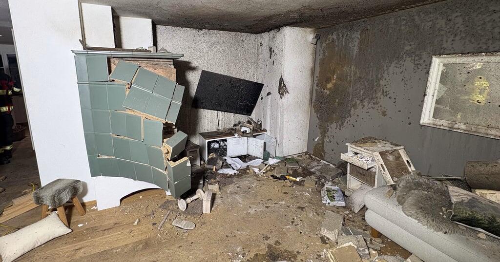 Kachelofen wird eingeheizt und zerspringt – grosser Schaden an Haus in ...