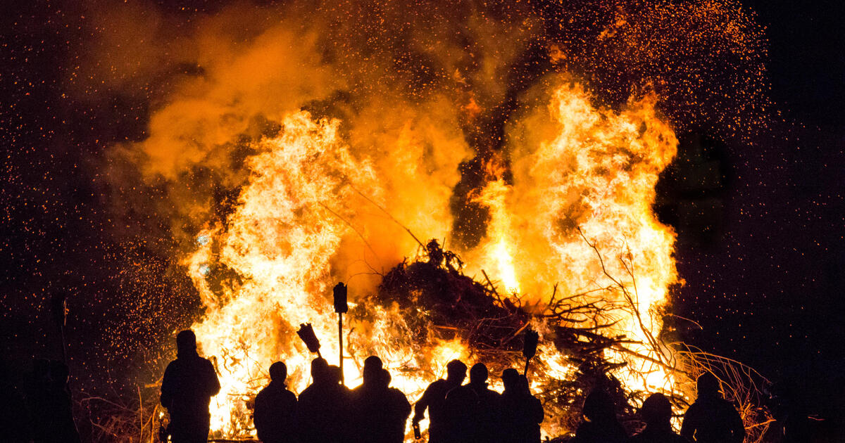 Winter ade: Landauf, landab brennen die Funken - Vaterland online