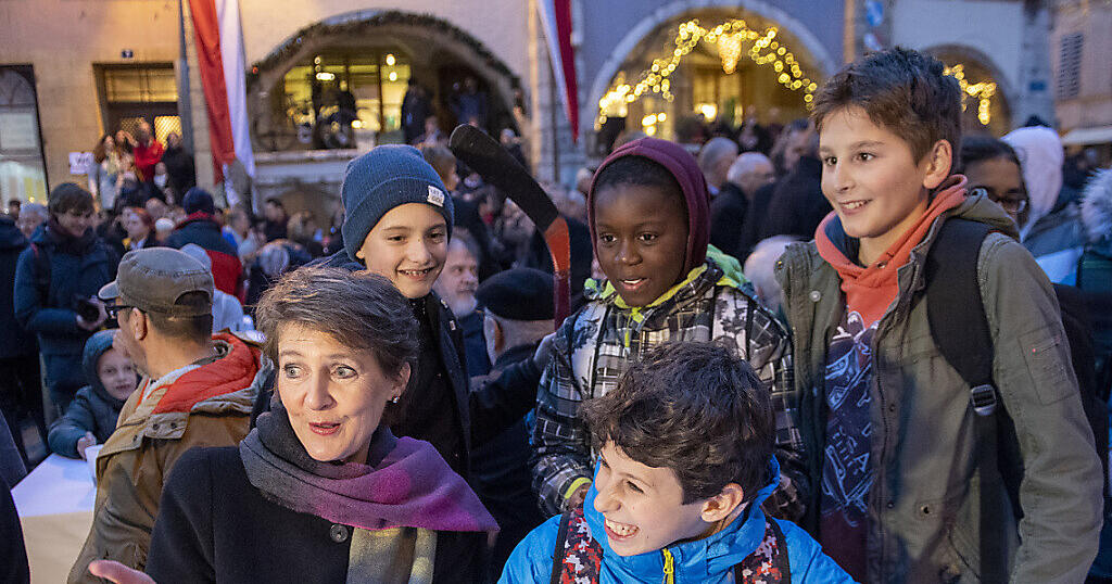 Wahlfeier für Sommaruga und Stöckli in Biel - Vaterland online