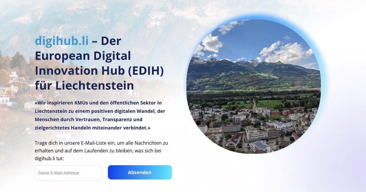 Regierung beantragt Staatsbeitrag für EDIH - Vaterland online